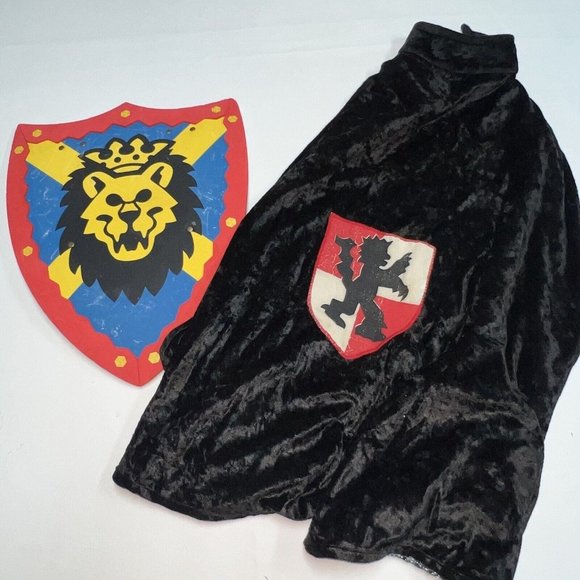 Lego | Costumes | Legoland Shield Black Cape Boys Knight Halloween ...